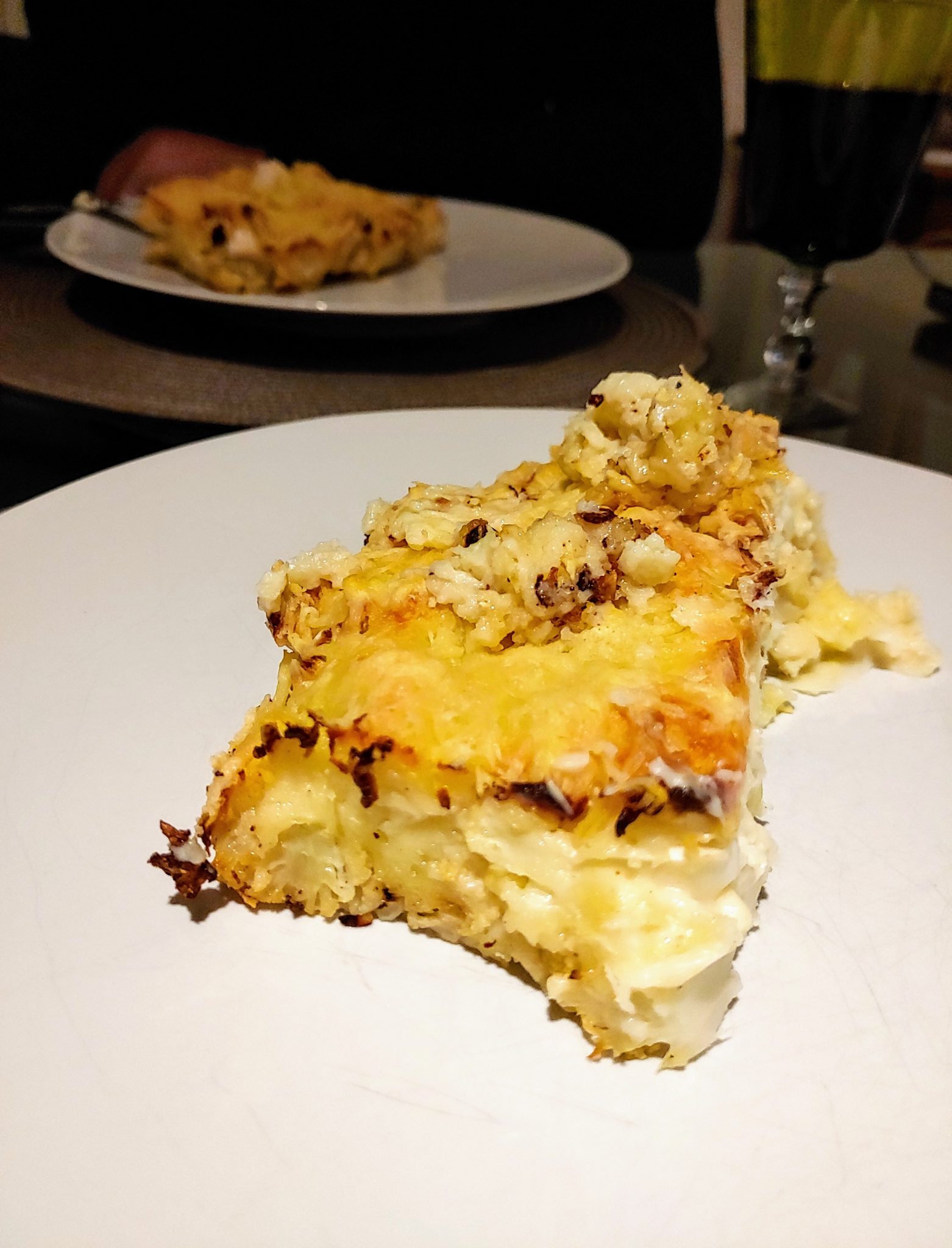 Coliflor gratinada con queso y bechamel - Albanozzo Cooking